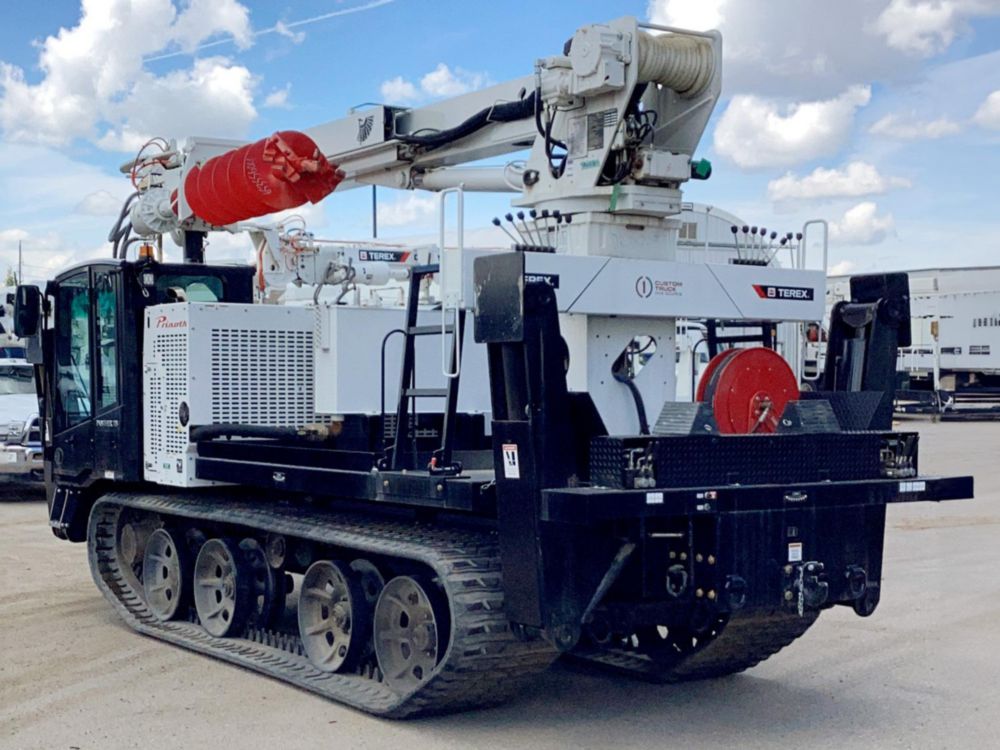2023 Prinoth Panther T8 Track Terex Utilities C4047 Track Digger Derrick