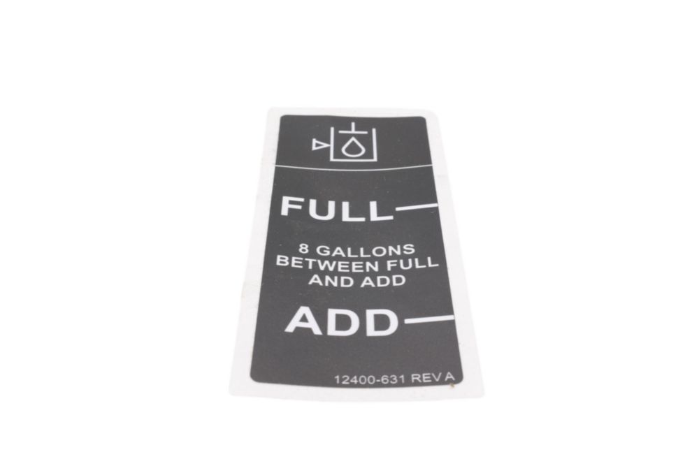 DECAL OIL LEVEL | Custom Truck One Source