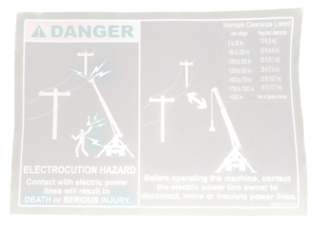 DECAL, ELECTROCUTION | Custom Truck One Source