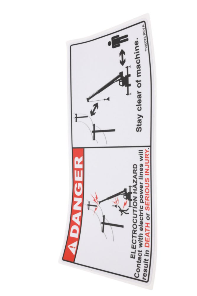 DECAL, ELECTROCUTION | Custom Truck One Source