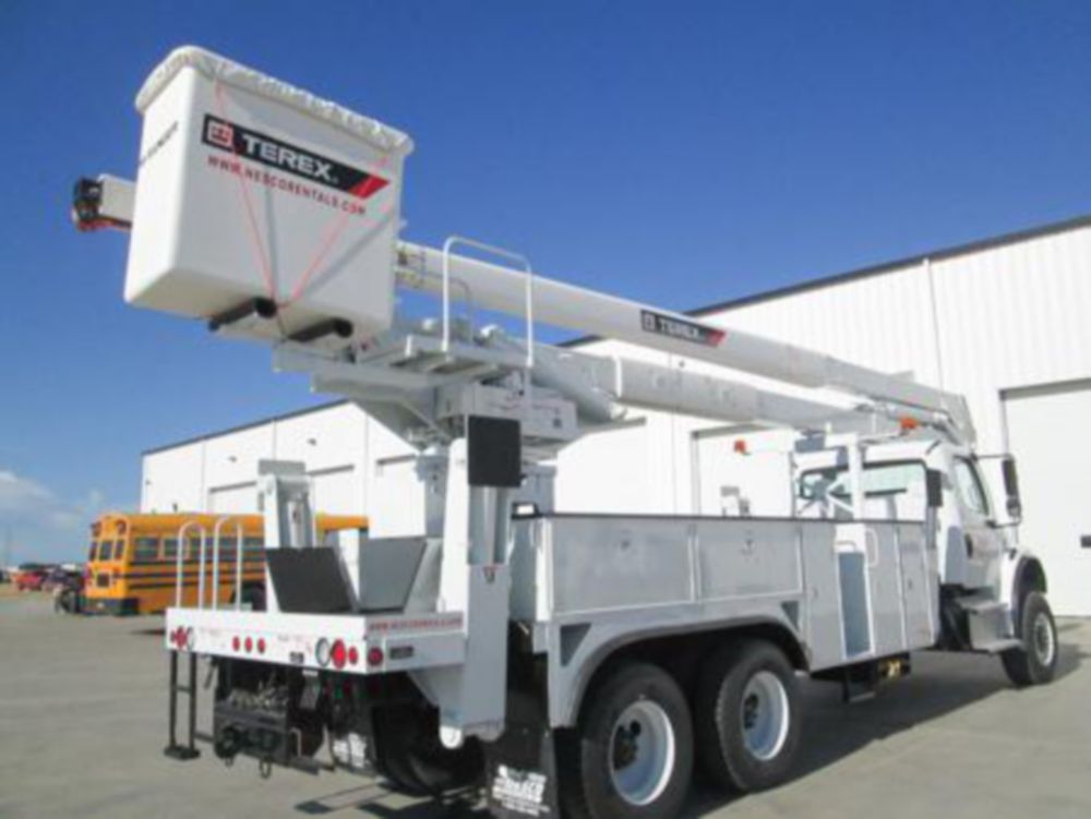 75 ft Transmission Bucket Truck Rental - Custom Truck One Source