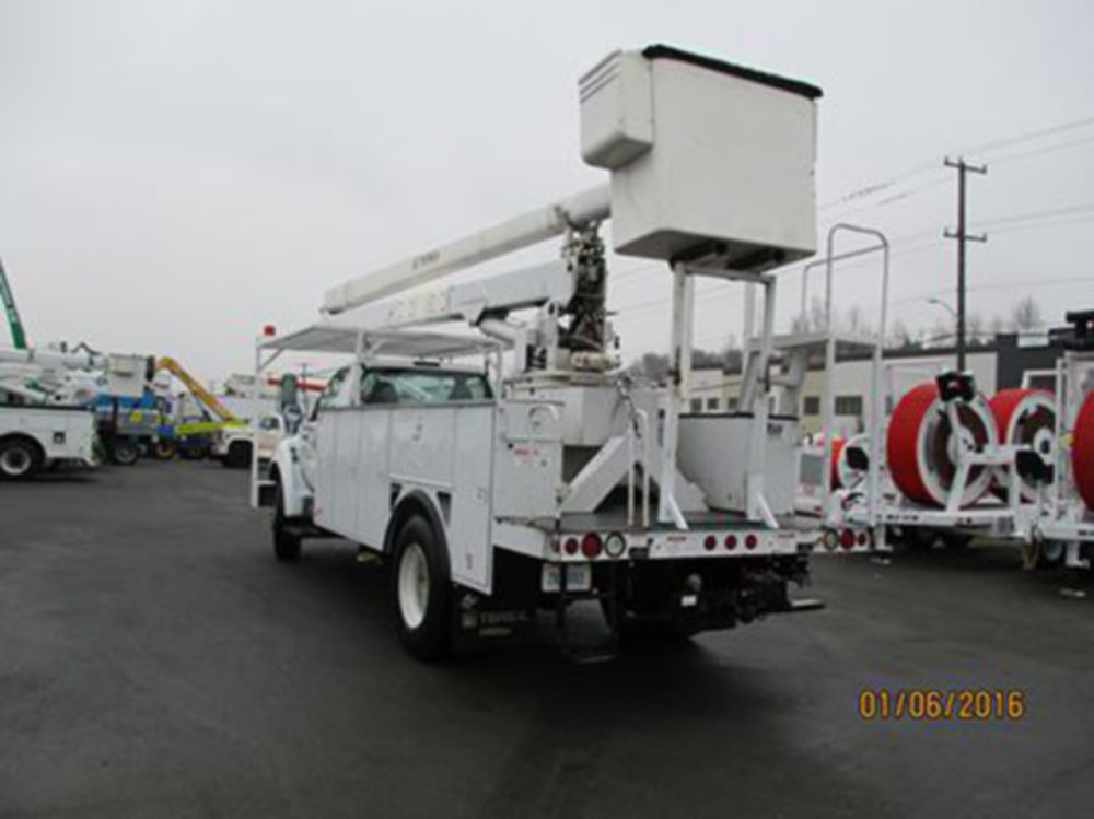 55 ft Distribution Bucket Truck Rental - Custom Truck One Source