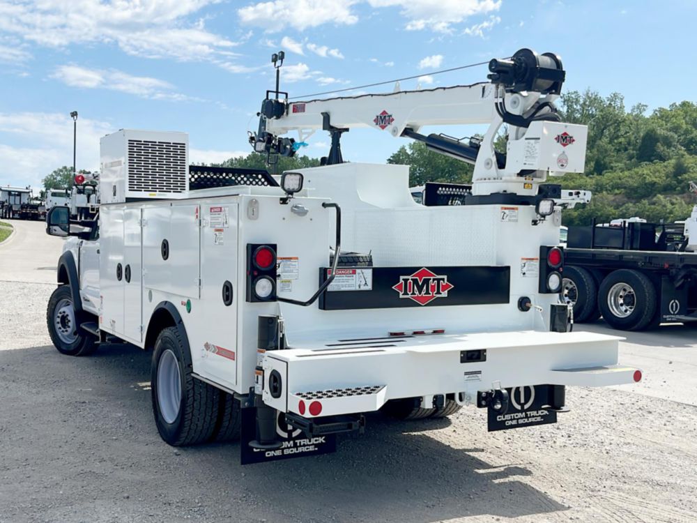 2024 Ford F600 4x4 IMT DOM I Service Truck w/ 7500 Lb Crane