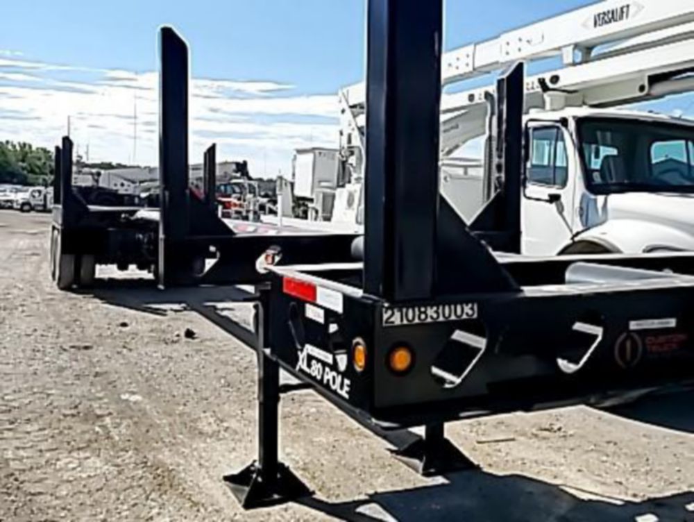 80,000 lbs 69'4" (Extended) Pole Trailer Rental - Custom Truck One Source