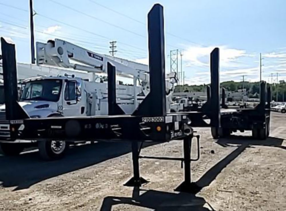 80,000 lbs 69'4" (Extended) Pole Trailer Rental - Custom Truck One Source