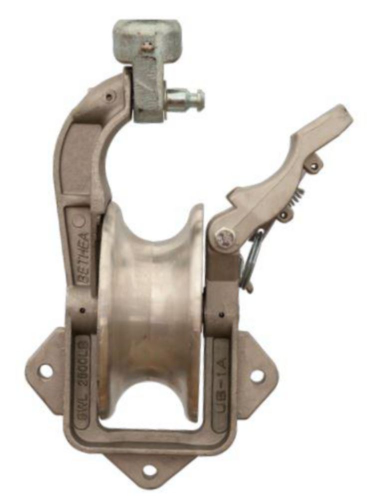 CTOS Universal Block w/ Spring-Loaded Latch, 7" Sheave