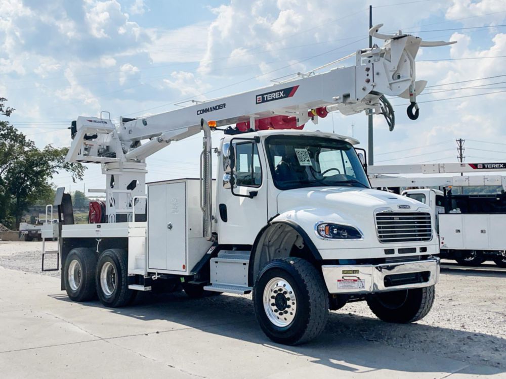 2025 Freightliner M2106 6x6 Terex Utilities Commander 6060 Digger Derrick