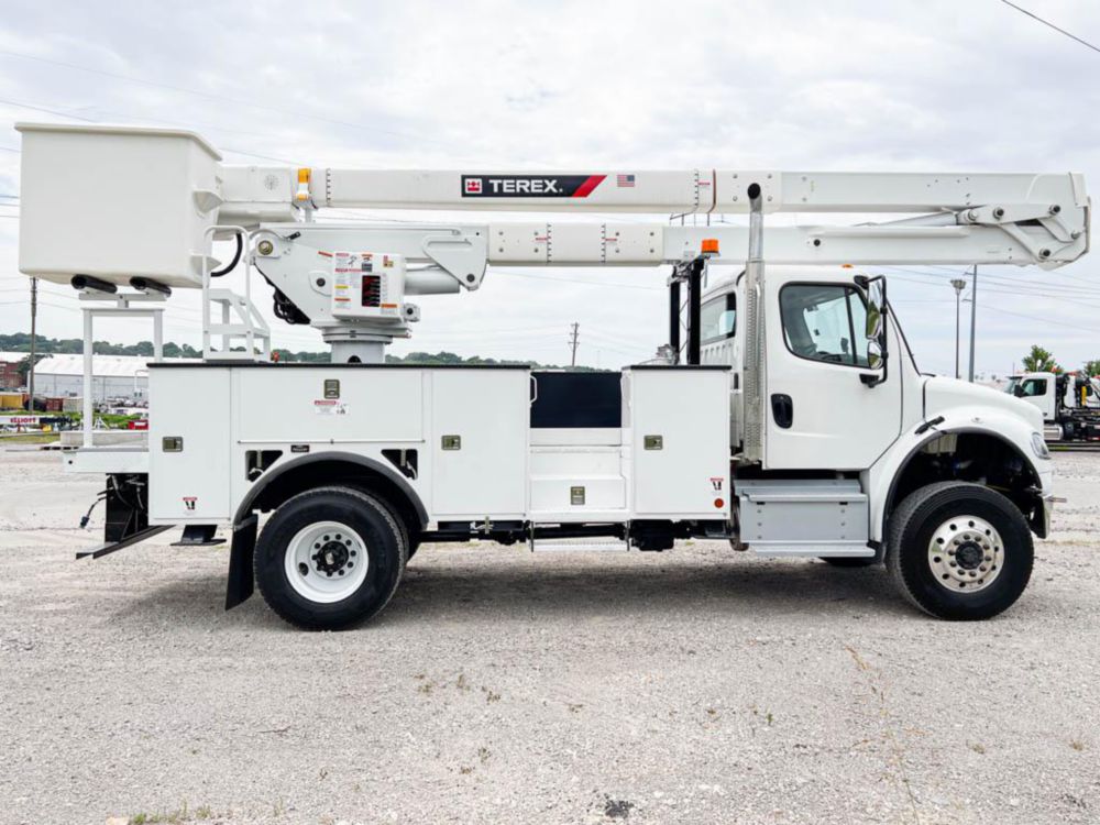 55 ft Distribution Bucket Truck Rental - Custom Truck One Source