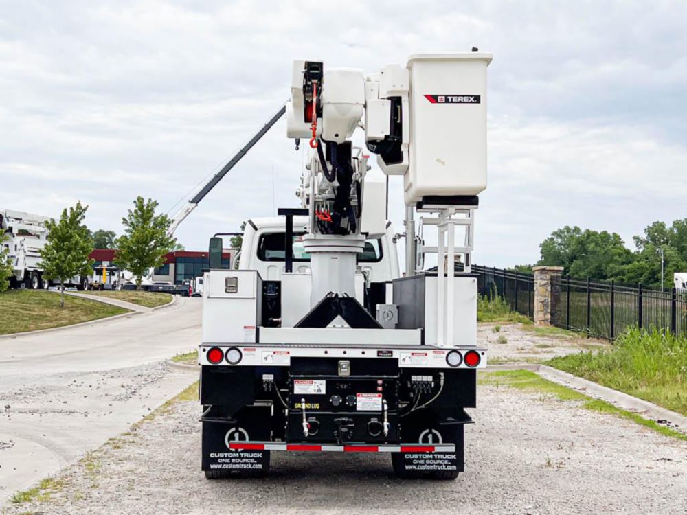55 ft Distribution Bucket Truck Rental - Custom Truck One Source