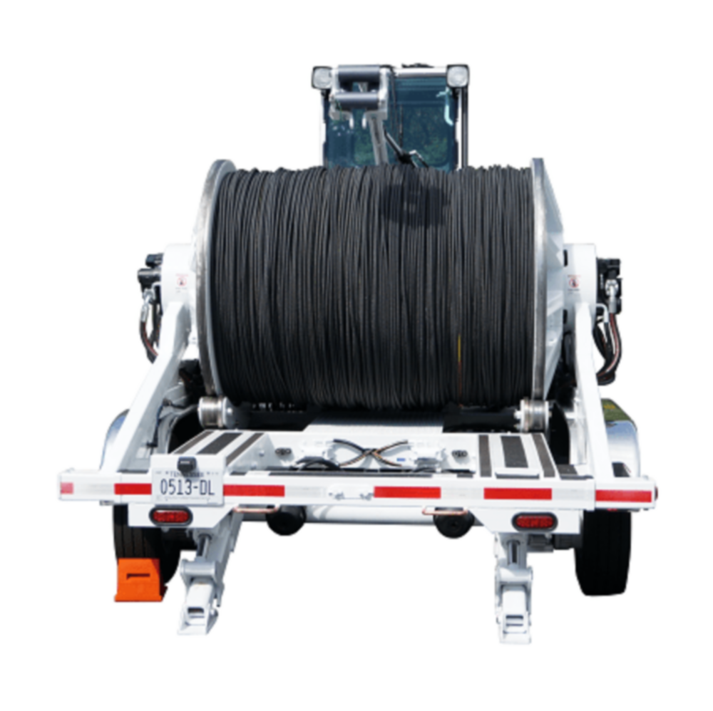 14,000 lbs 15,000 ft of 5/8 in rope Single Drum Puller Rental - Custom ...