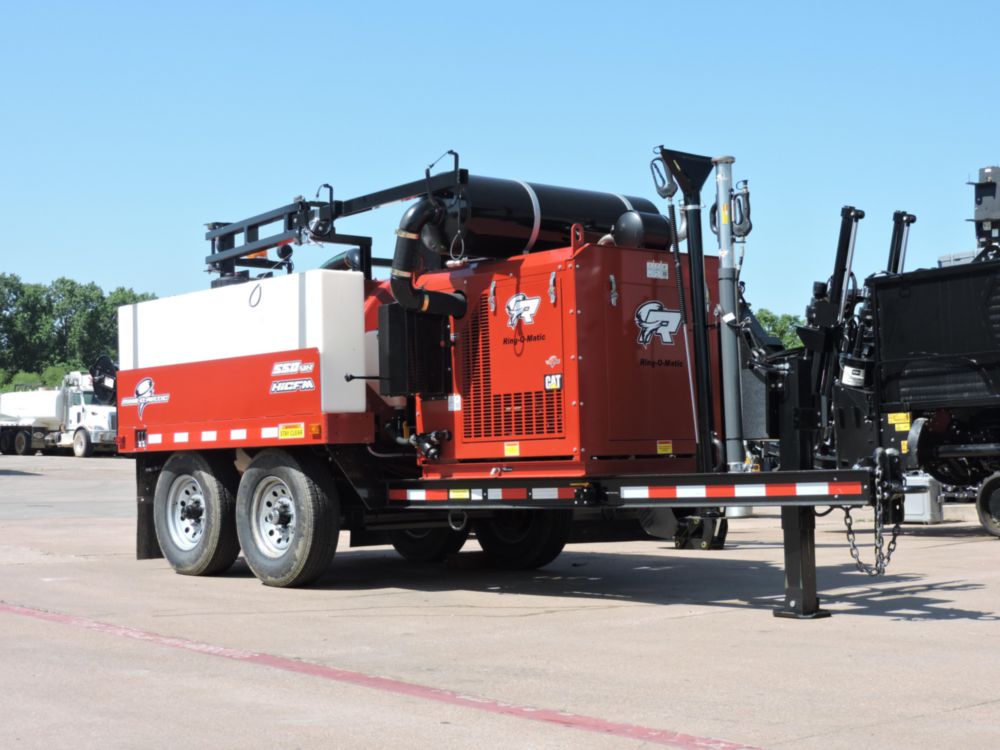 550 gal Trailer-Mounted Hydrovac Rental - Custom Truck One Source