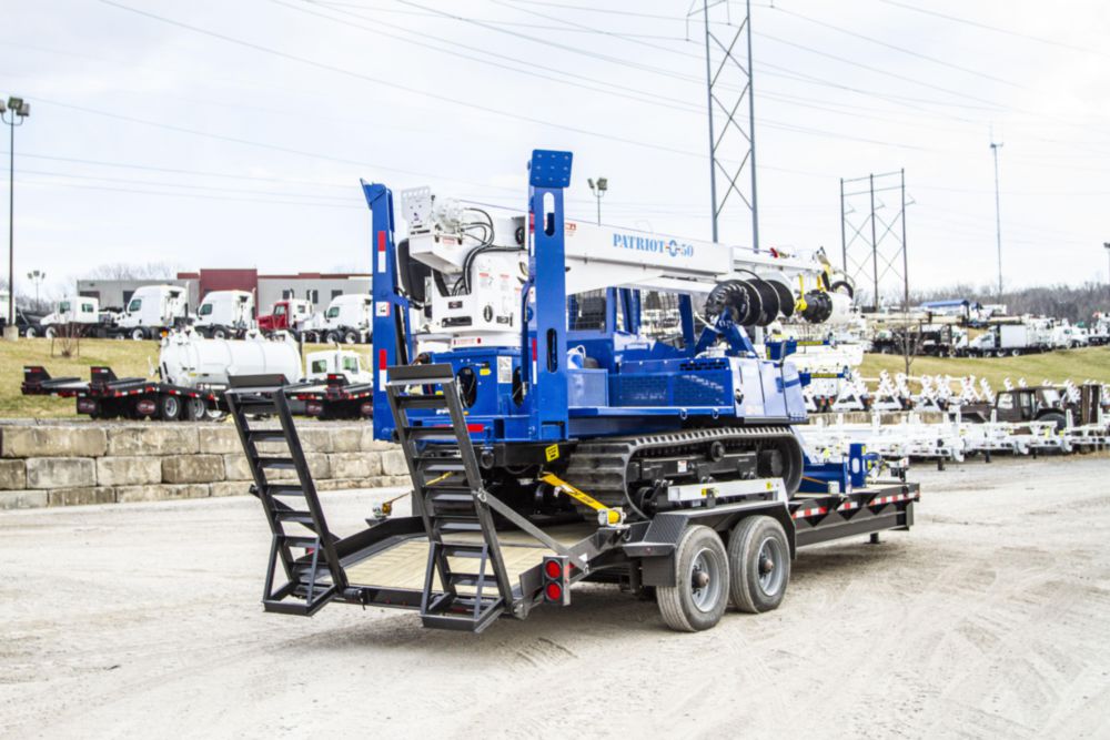 6,000 lbs Track Backyard Digger Derrick Rental - Custom Truck One Source