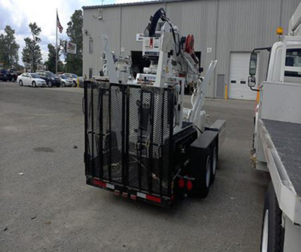 4,000 lbs Track Backyard Digger Derrick Rental - Custom Truck One Source