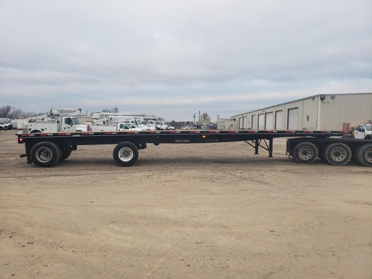 55,000 lbs Flatbed Trailer Rental - Custom Truck One Source