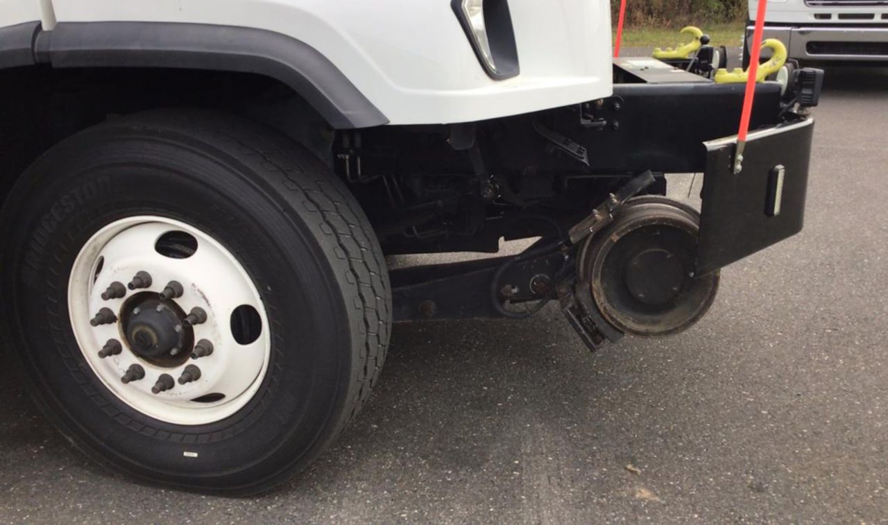 Heavy-Duty Hi-Rail Flatbed Truck Rental - Custom Truck One Source