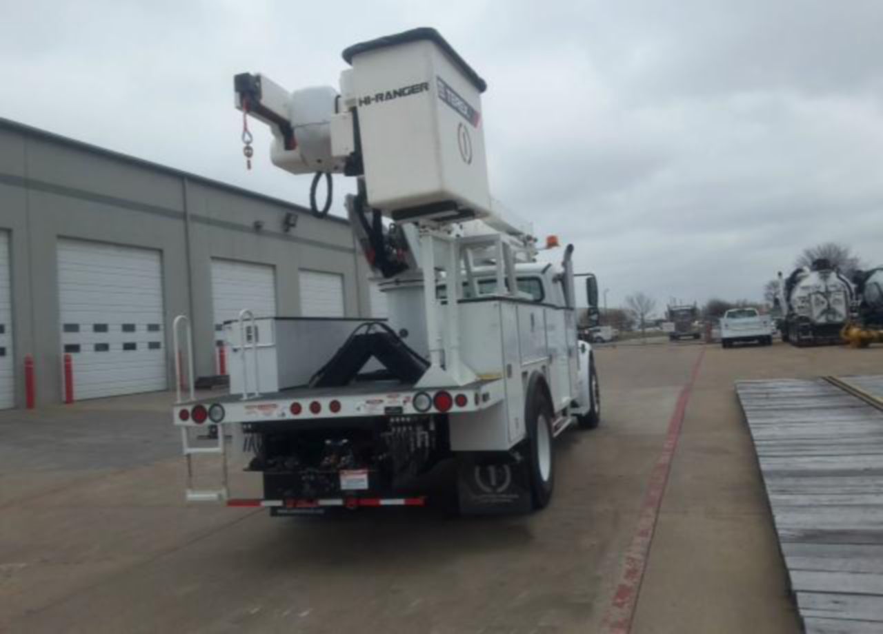 55 ft Distribution Bucket Truck Rental - Custom Truck One Source