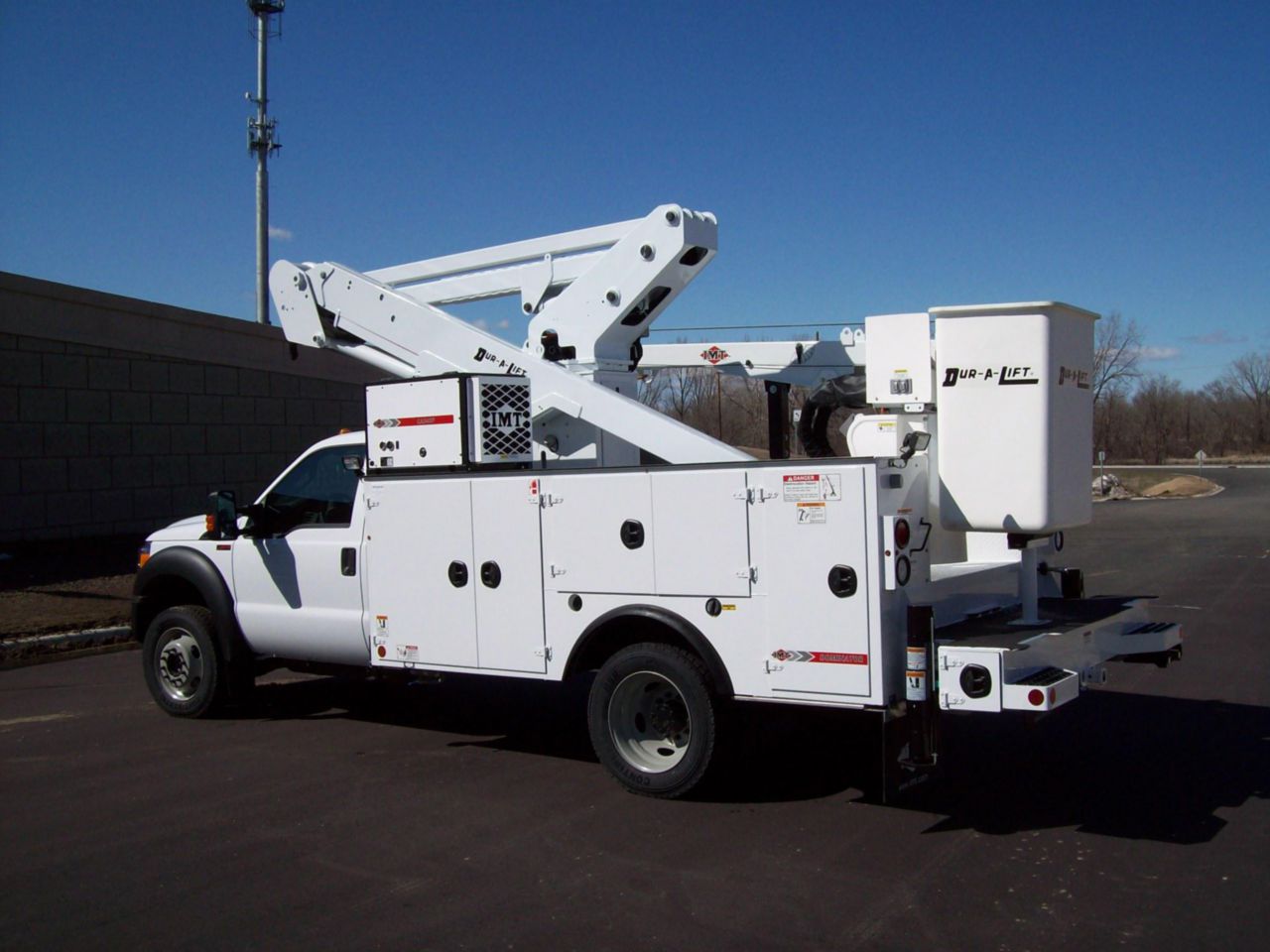 44 ft Telecom Bucket Truck Rental - Custom Truck One Source