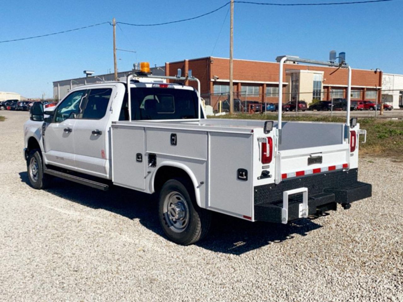 2023 Ford F350 4x4 Knapheide Body Hi-Rail Signal Truck