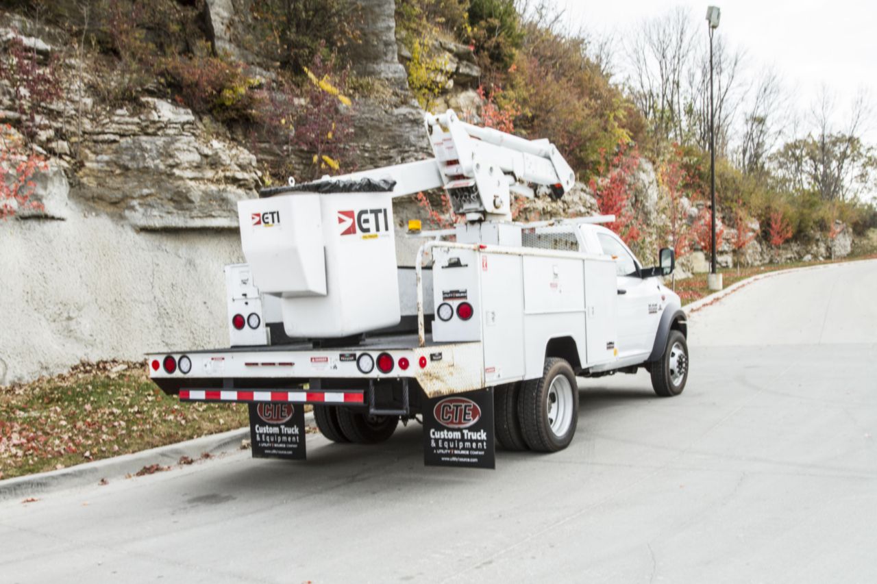 37 ft Telecom Bucket Truck Rental - Custom Truck One Source