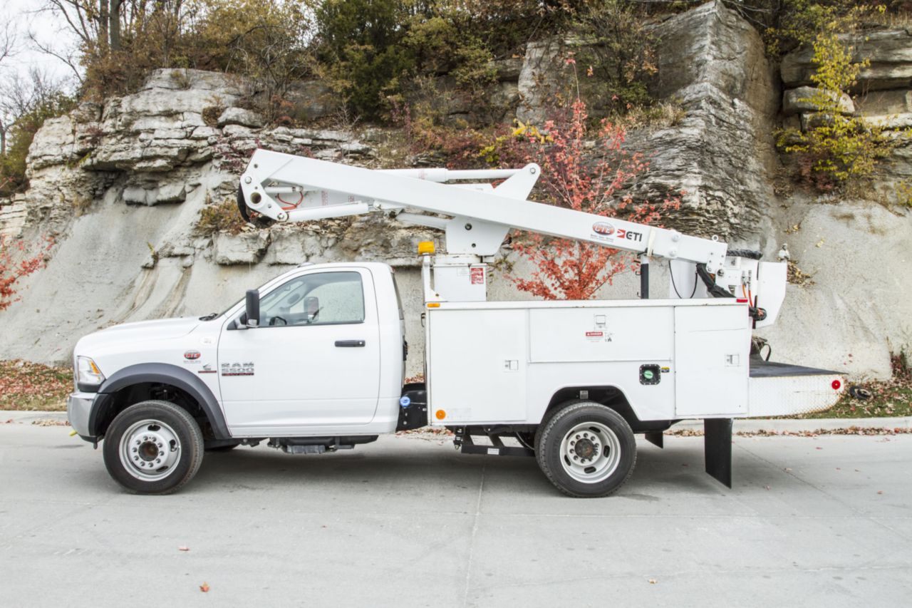 37 ft Telecom Bucket Truck Rental - Custom Truck One Source