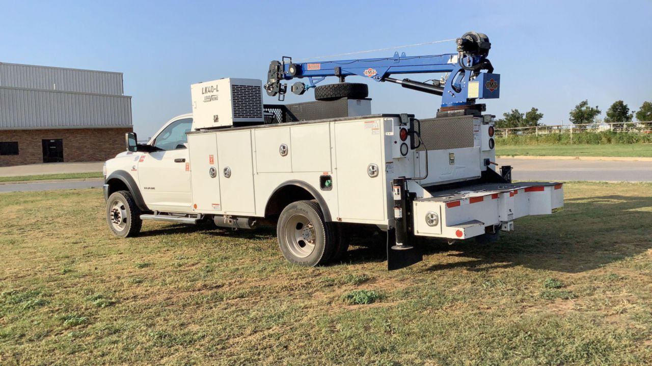 2019 RAM 5500 4x4 IMT 6000 Service Truck With Crane