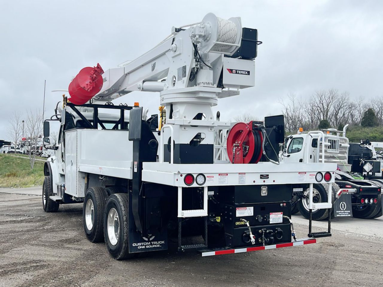 2025 Freightliner M2106 6x6 Terex Utilities General 65 Digger Derrick