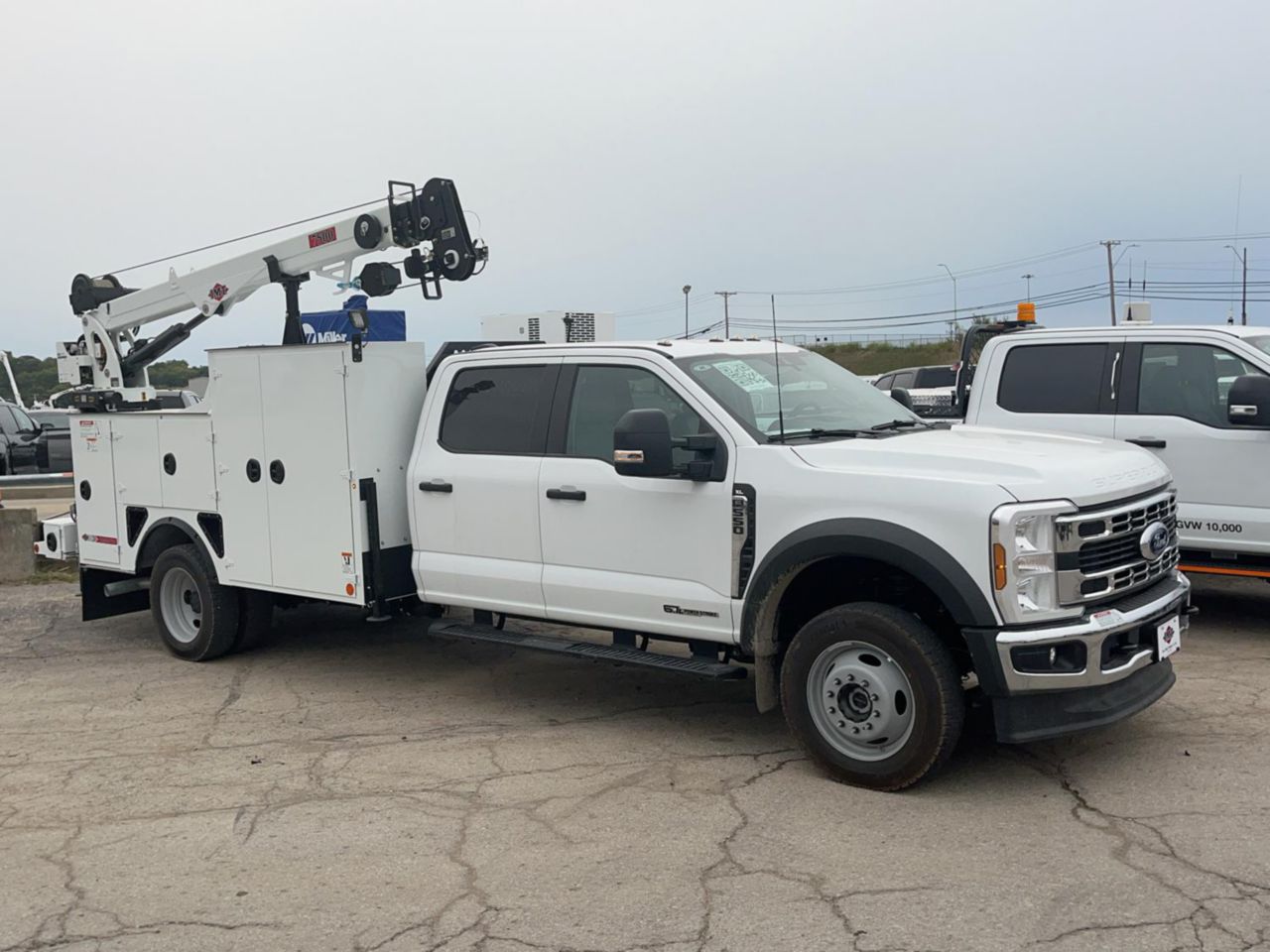 Ford F550 4x4 IMT Dom I Service Truck w/ IMT 7500 Series 4 Crane