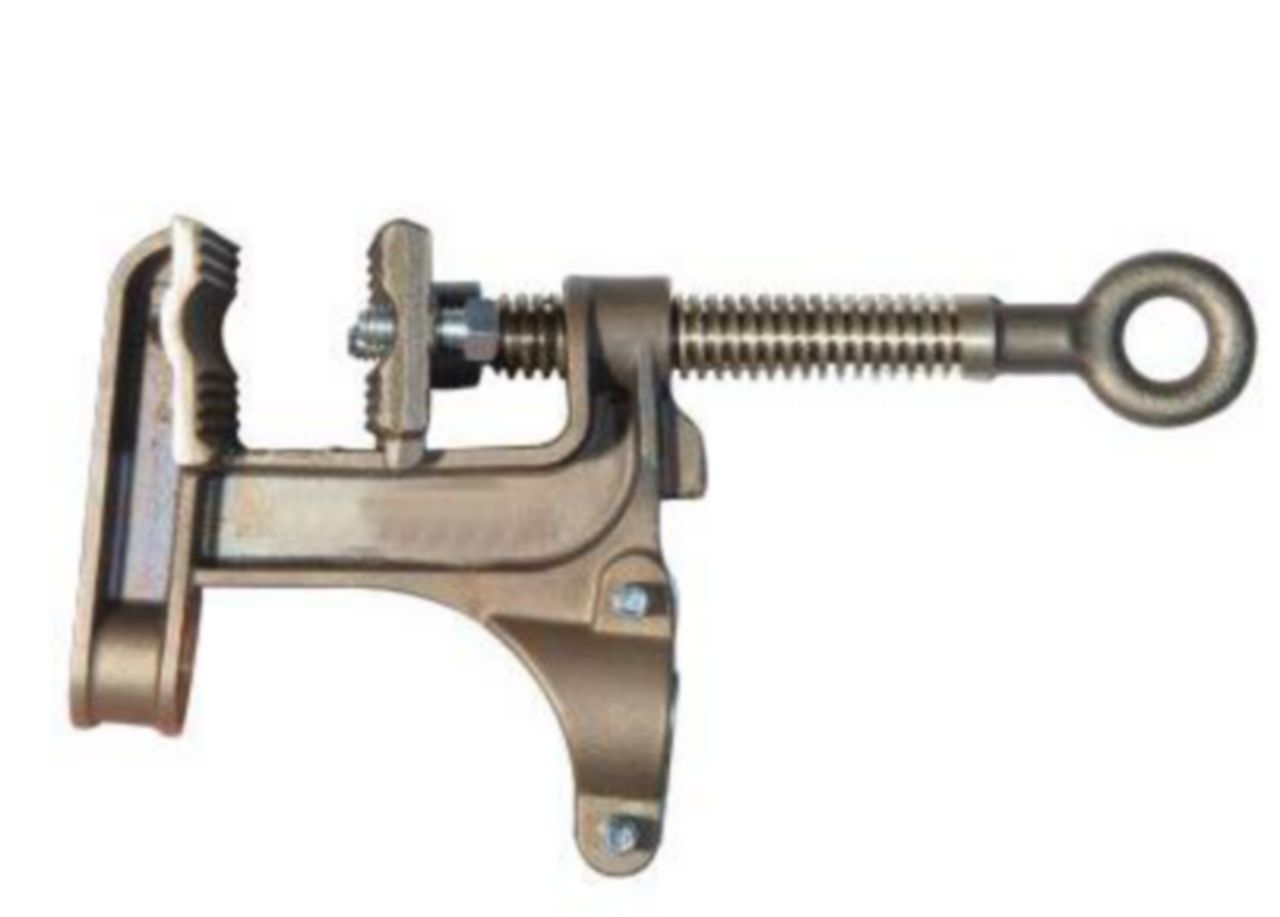 CTOS Flat-Face Tower Clamp, Bronze, Eye and T-Hand