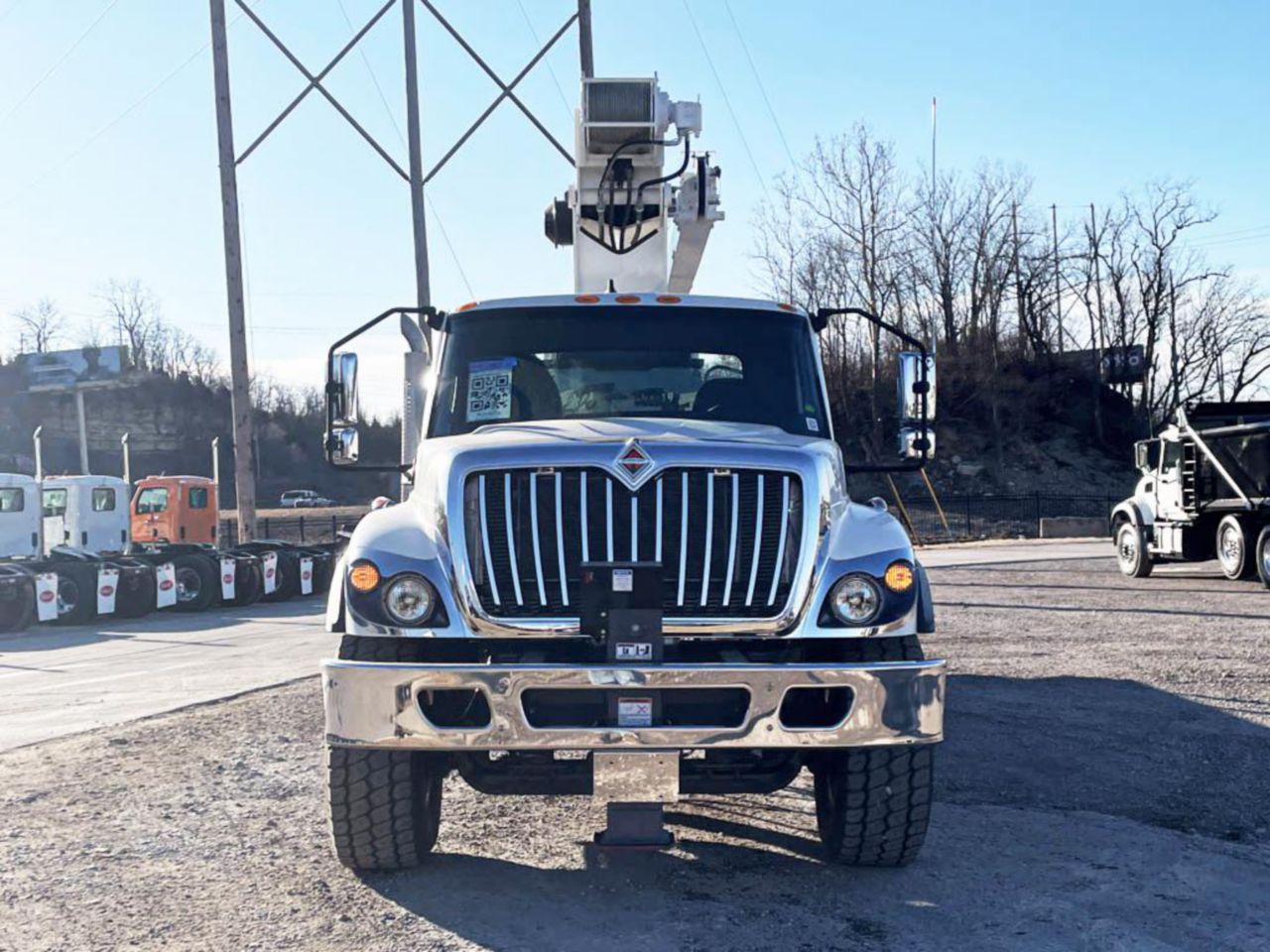 2023 International HV607 6x4 Load King STINGER 25-92H Boom Truck