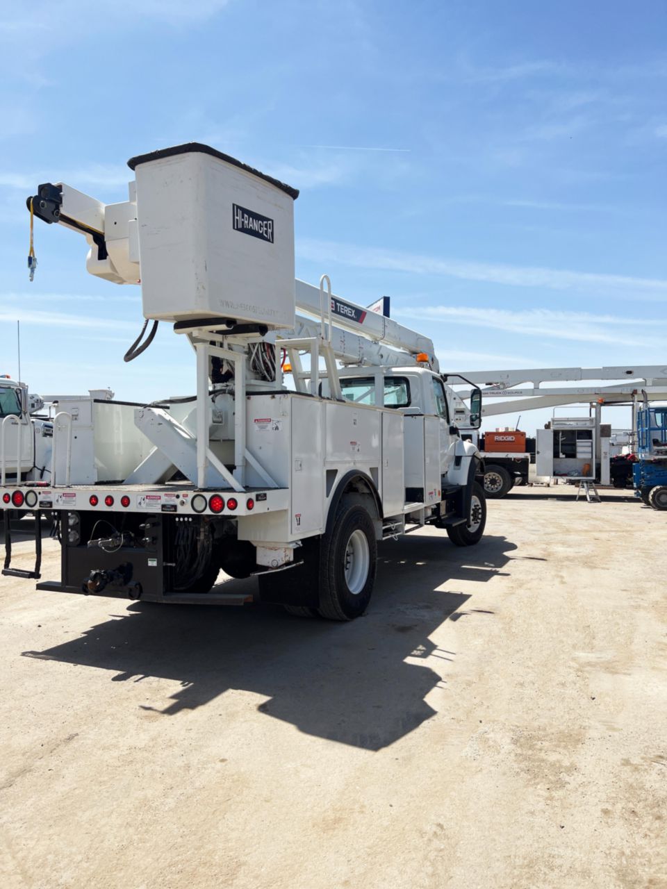 2021 International HV507 4x4 2012 Terex TCX-55 Bucket Truck