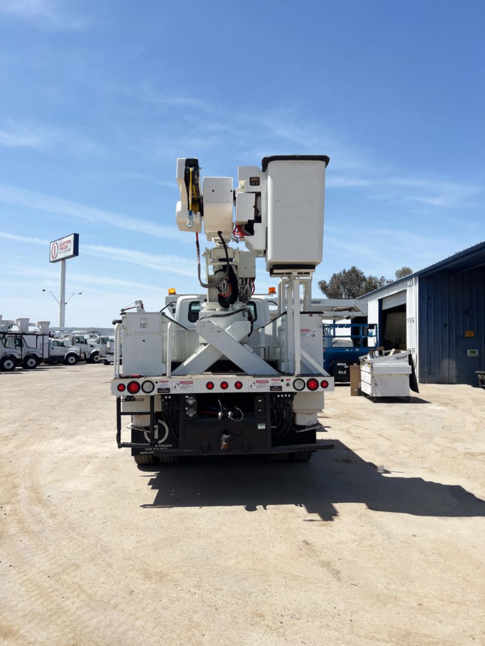 2021 International HV507 4x4 2012 Terex TCX-55 Bucket Truck
