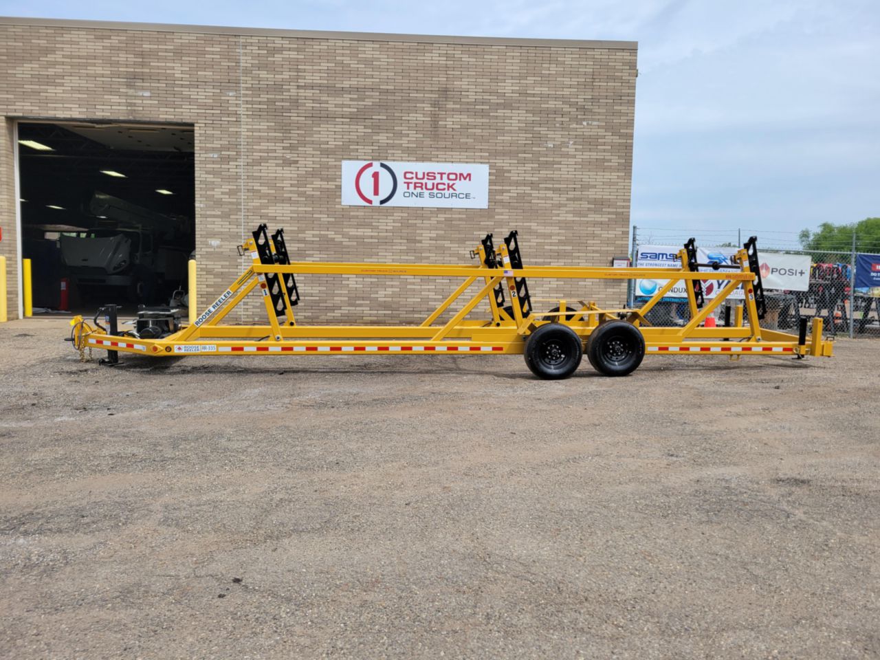 3 Reel 3,500 lbs Trailer Rental - Custom Truck One Source