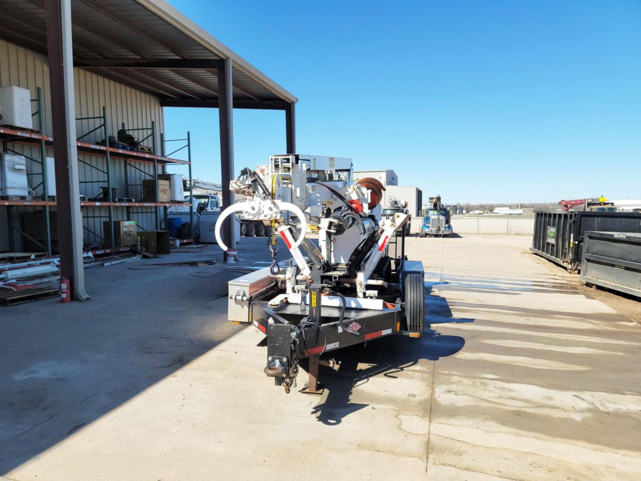 2019 SDP EZ Hauler 55MLP Backyard Digger Derrick With Trailer