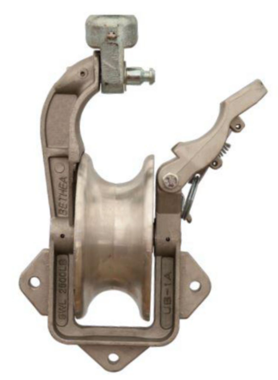 CTOS Universal Block w/ Spring-Loaded Latch, 7" Sheave