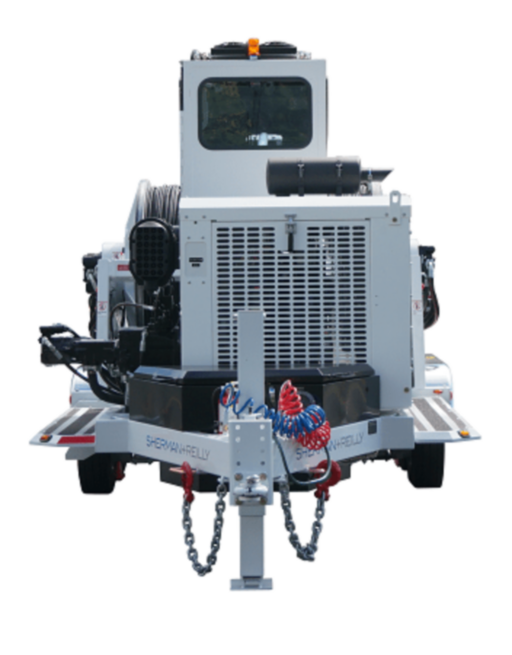 14,000 lbs 15,000 ft of 5/8 in rope Single Drum Puller Rental - Custom ...
