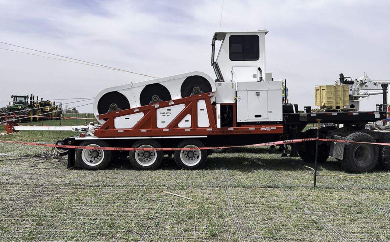 6,000 lbs Three Drum Puller Rental - Custom Truck One Source