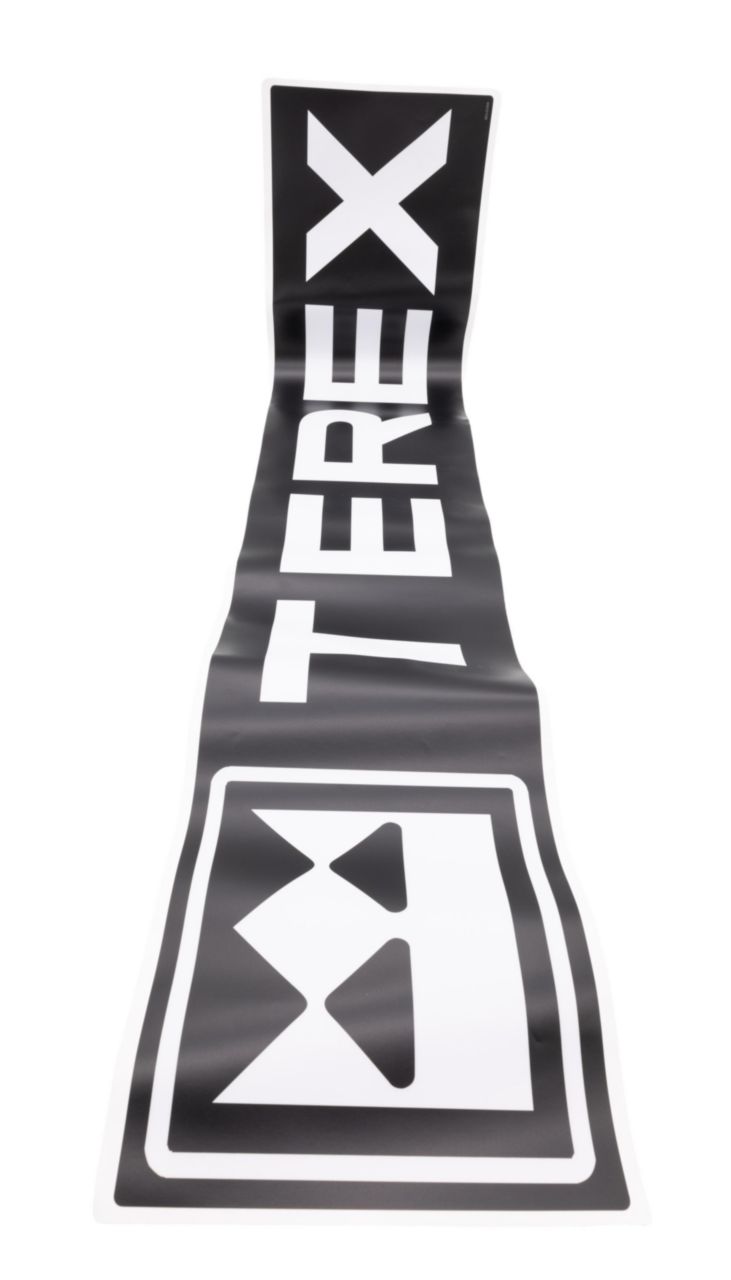 6 1/4" TEREX LOGO DECAL(BLACK) | Custom Truck One Source