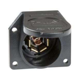 TRAILER SOCKET, 7 POLE, RV STY | Custom Truck One Source