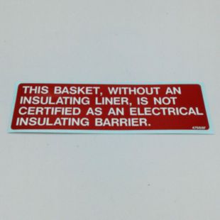 DECAL WARNING | Custom Truck One Source