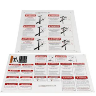 DECAL SHEET SAFETY | Custom Truck One Source