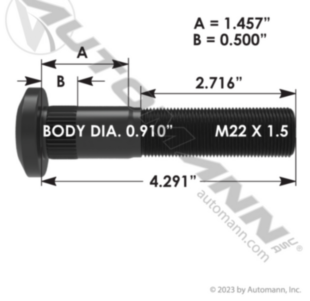 WHEEL STUD | Custom Truck One Source