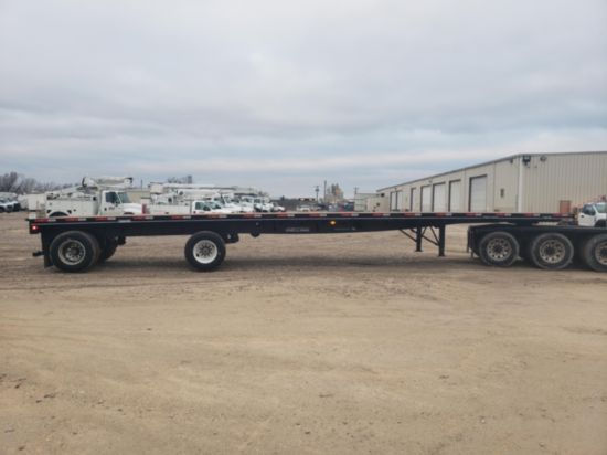 55,000 lbs Flatbed Trailer Rental - Custom Truck One Source